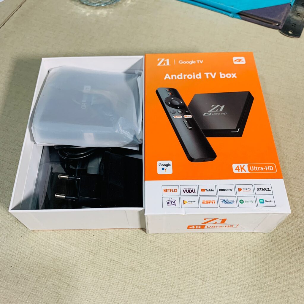 Z1 Box Original Google Voice Remote | With 1500+ Cable Chanel & Movies ...