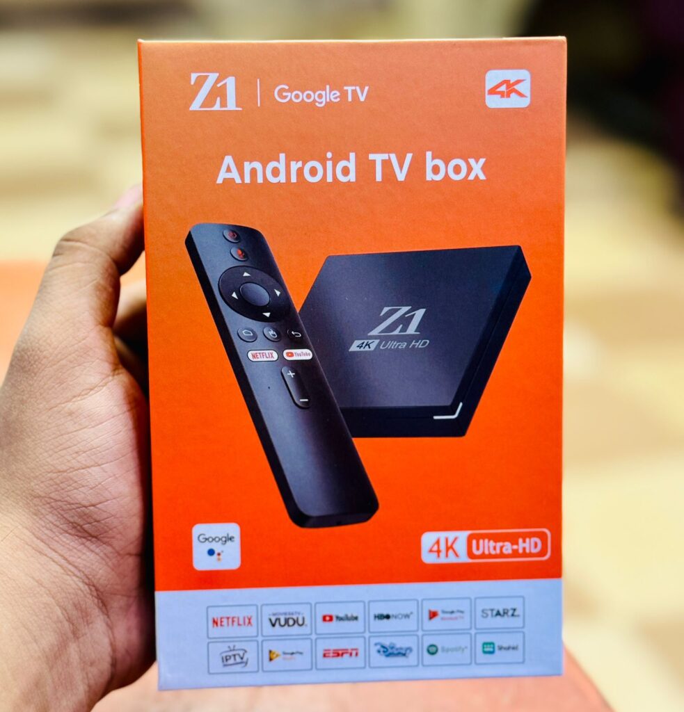 Z1 Box Original Google Voice Remote | With 1500+ Cable Chanel & Movies ...